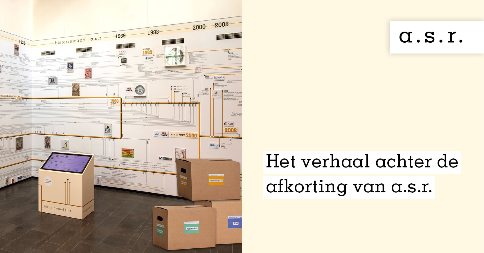 Het verhaal achter de afkorting van a.s.r. | Blogs | a.s.r.